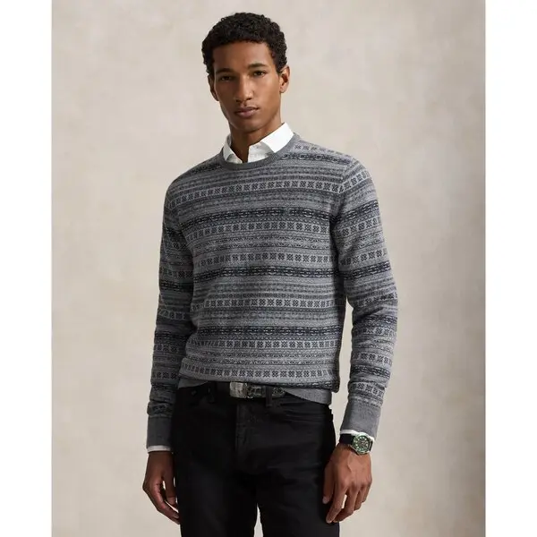 Ralph Lauren Fair Isle Washable Wool Sweater