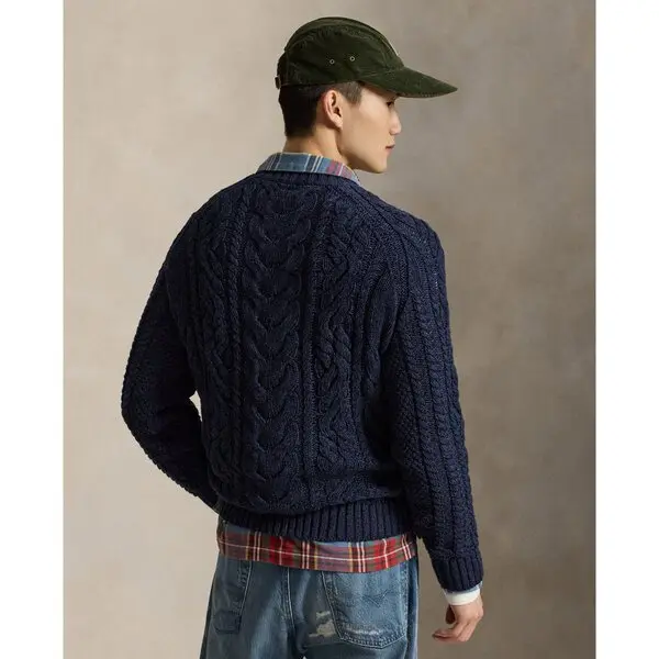 Ralph Lauren Aran-knit Cotton Sweater