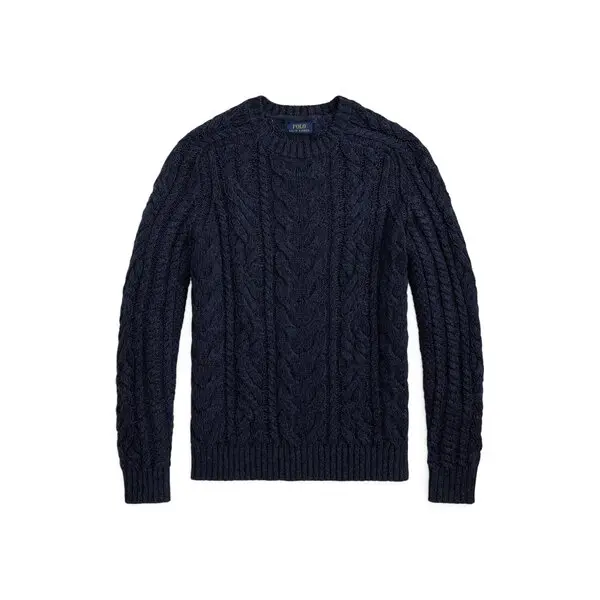 Ralph Lauren Aran-knit Cotton Sweater