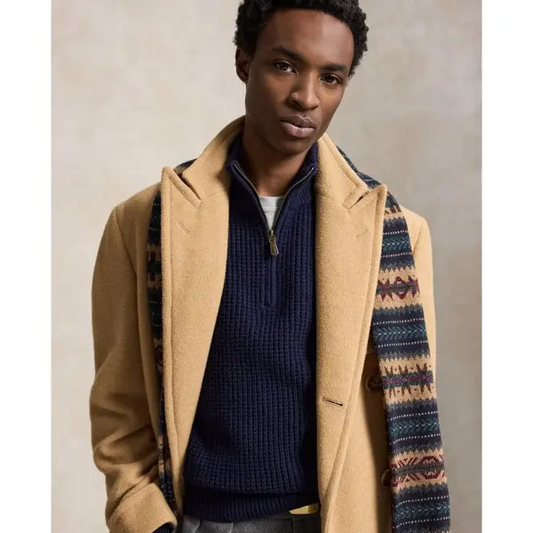 Ralph Lauren Waffle-knit Wool-cotton Sweater