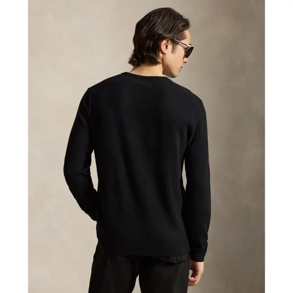 Ralph Lauren Wool Crewneck Sweater - Polo Black