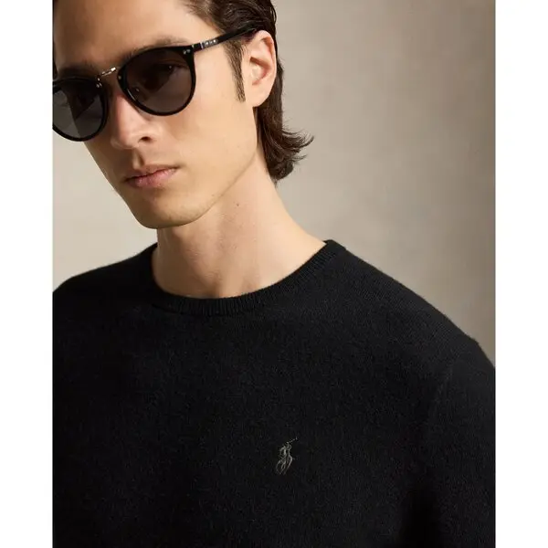 Ralph Lauren Wool Crewneck Sweater - Polo Black