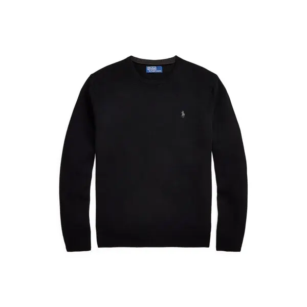Ralph Lauren Wool Crewneck Sweater - Polo Black