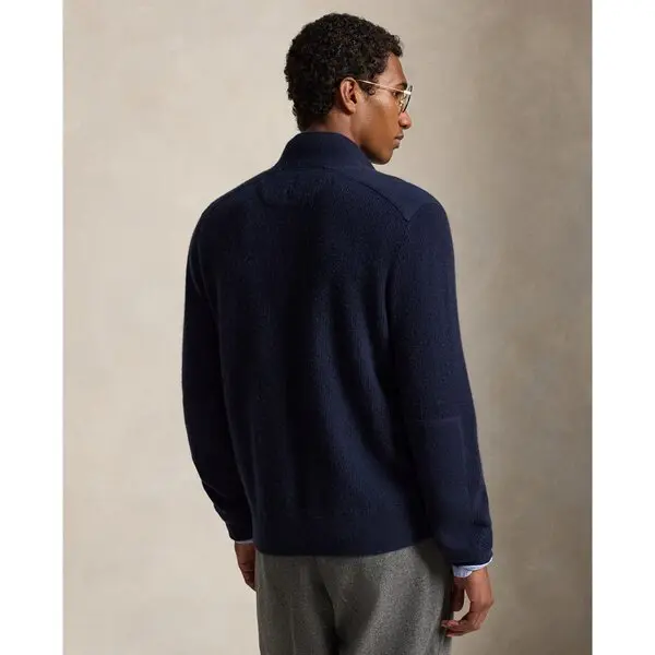 Ralph Lauren Cashmere Mockneck Cardigan