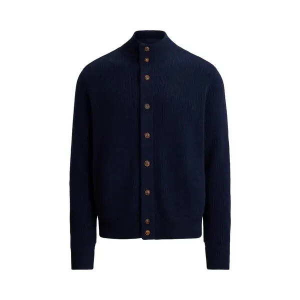Ralph Lauren Cashmere Mockneck Cardigan