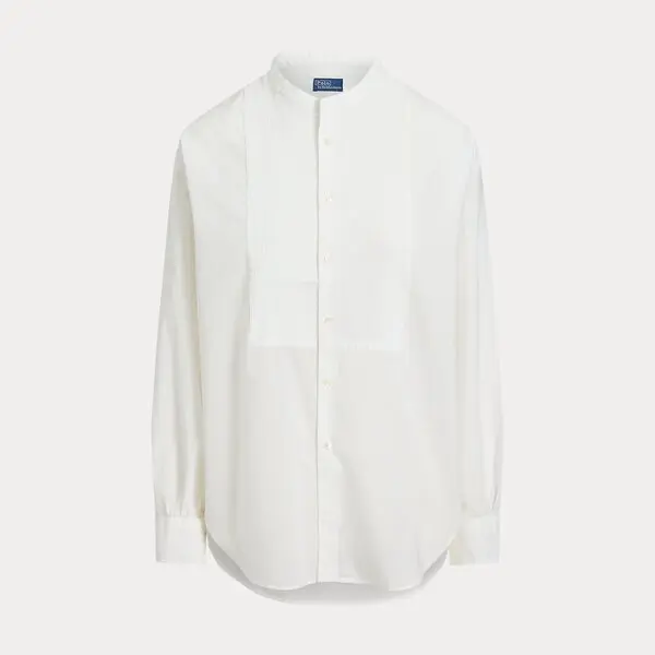 Ralph Lauren Washed Cotton Tuxedo Shirt