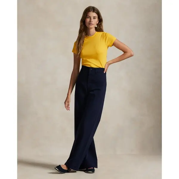 Ralph Lauren Slim Fit Cotton Tee - Yellowfin