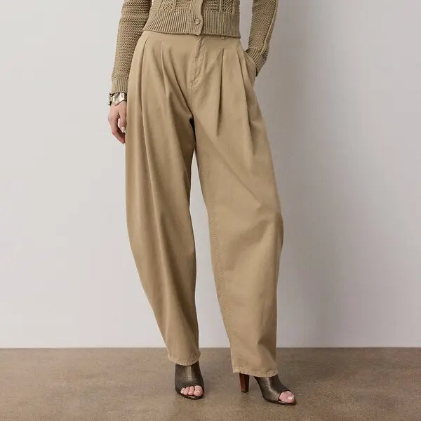 Ralph Lauren Ellen Cotton Denim Chino Pant