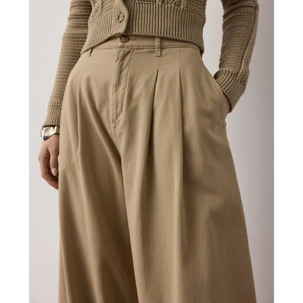 Ralph Lauren Ellen Cotton Denim Chino Pant