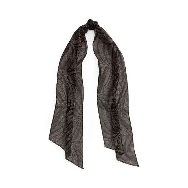 Ralph Lauren Foiled Crinkle Chiffon Wrap Scarf