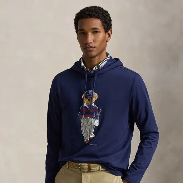 Ralph Lauren Polo Bear Jersey Hooded T-shirt