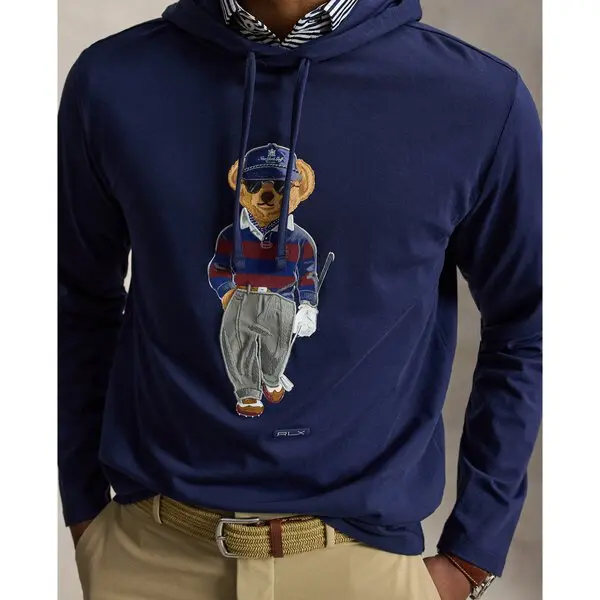 Ralph Lauren Polo Bear Jersey Hooded T-shirt