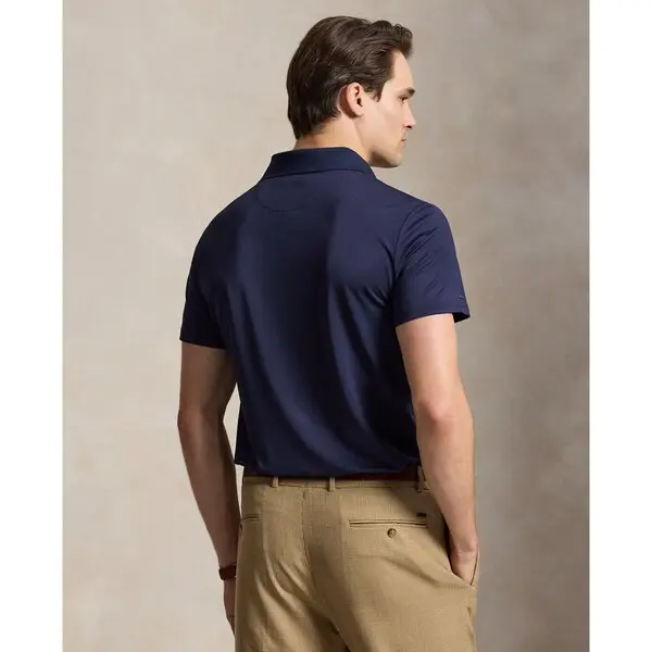 Ralph Lauren Tailored Fit Polo Bear Performance Polo - Refined Navy