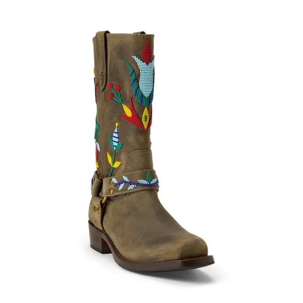 Ralph Lauren Prl X Tópa Leather Medicine Boot