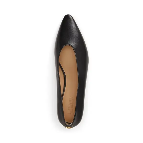 Ralph Lauren Francesca Nappa Leather Pump