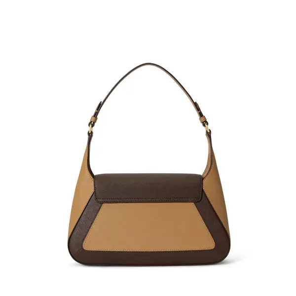 Ralph Lauren Two-tone Medium Schylar Shoulder Bag