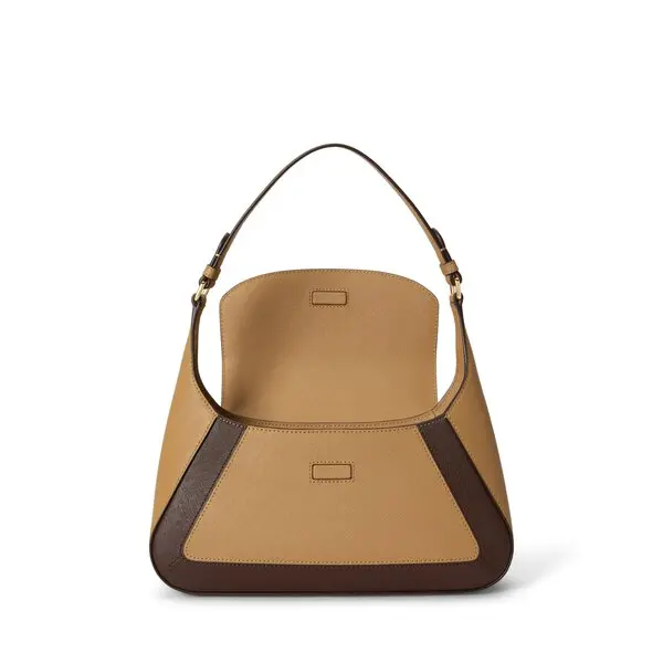 Ralph Lauren Two-tone Medium Schylar Shoulder Bag