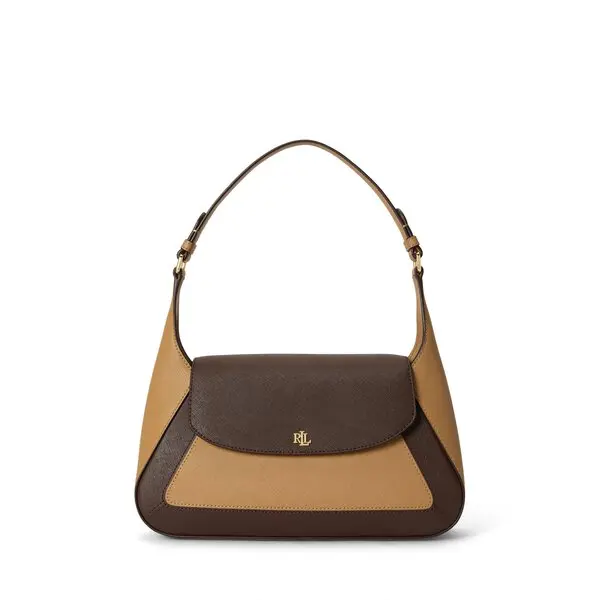 Ralph Lauren Two-tone Medium Schylar Shoulder Bag