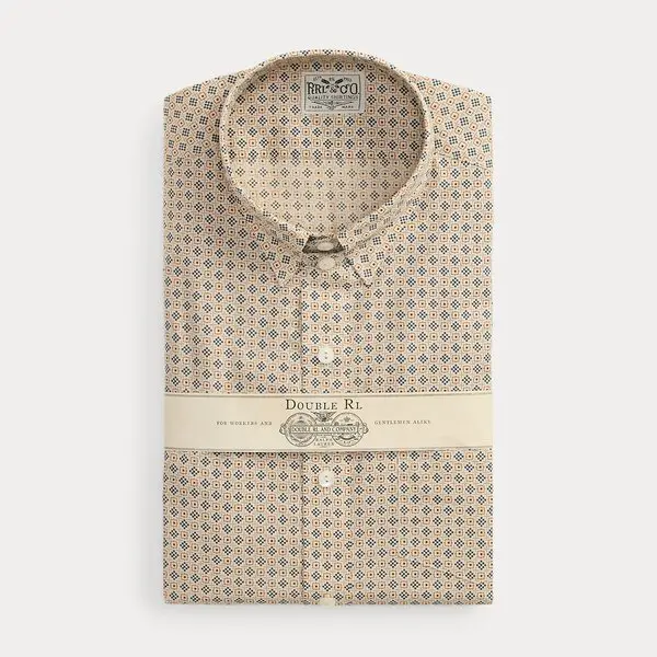 Ralph Lauren Slim Fit Geometric-print Shirt