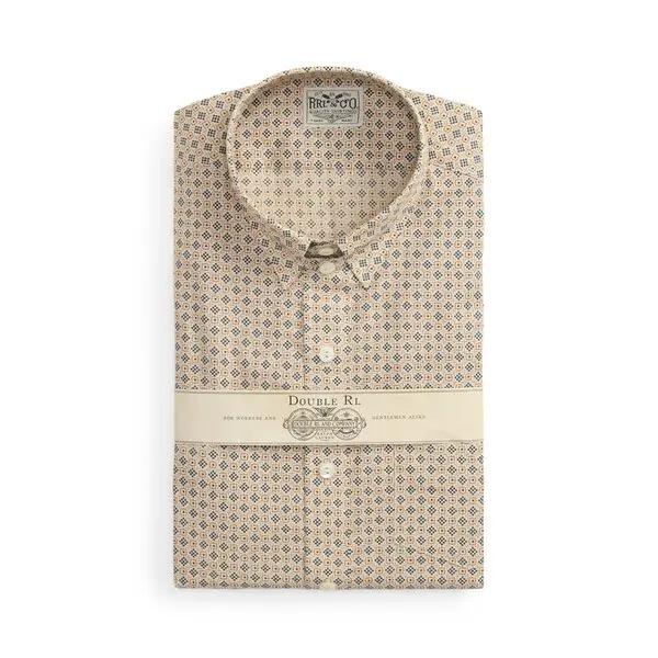 Ralph Lauren Slim Fit Geometric-print Shirt