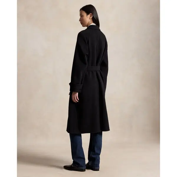 Ralph Lauren Wool-cashmere-blend Balmacaan Coat - Polo Black