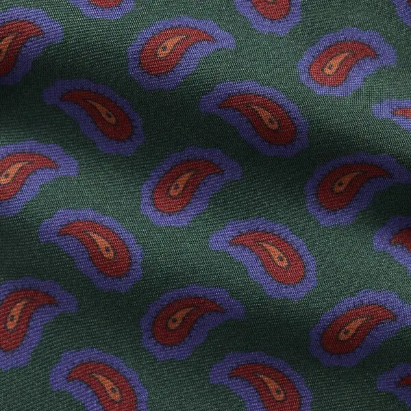 Ralph Lauren Pine-print Silk Twill Tie