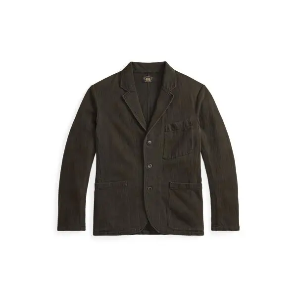 Ralph Lauren Knit Herringbone Twill Blazer