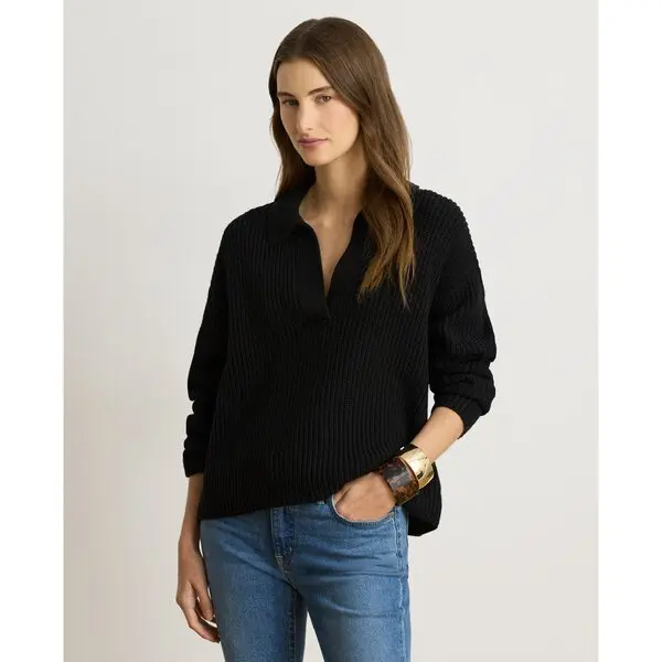Ralph Lauren Wool-blend Polo Sweater - Black