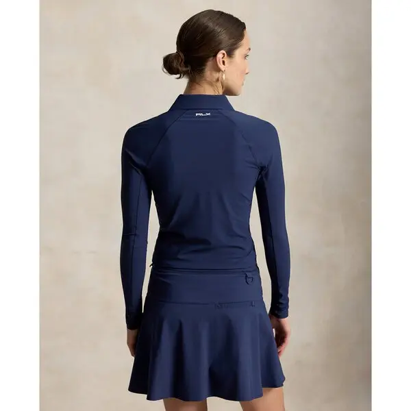 Ralph Lauren Slim Fit Performance Long-sleeve Polo - Refined Navy
