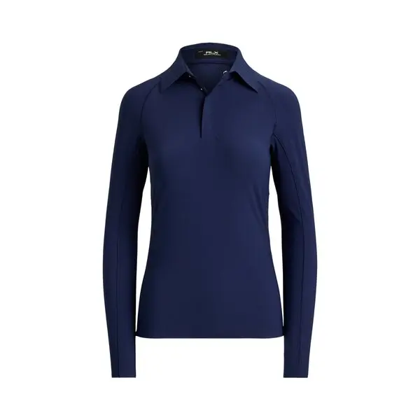 Ralph Lauren Slim Fit Performance Long-sleeve Polo - Refined Navy