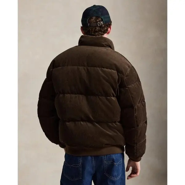 Ralph Lauren The Wyoming Corduroy Down Jacket - Dark Beech