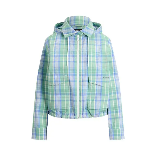 Ralph Lauren Plaid Cotton-blend Rain Jacket