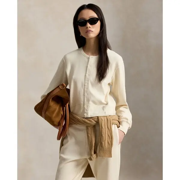 Ralph Lauren Double-knit Jacquard Cardigan