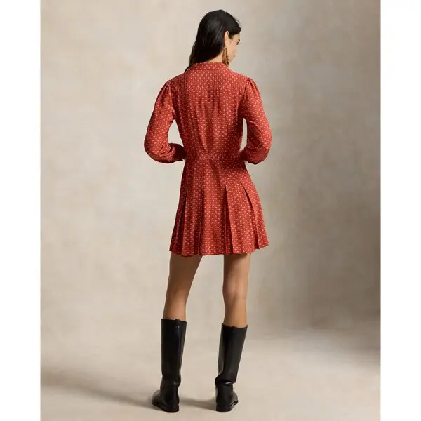 Ralph Lauren Silk Mini Shirtdress