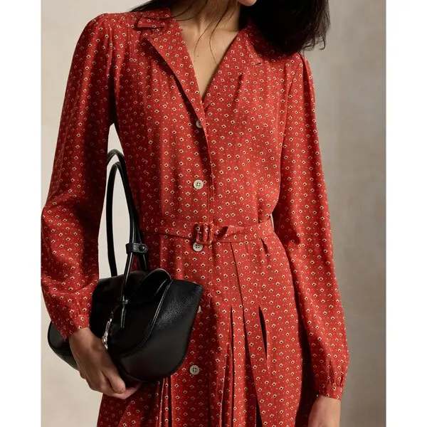 Ralph Lauren Silk Mini Shirtdress