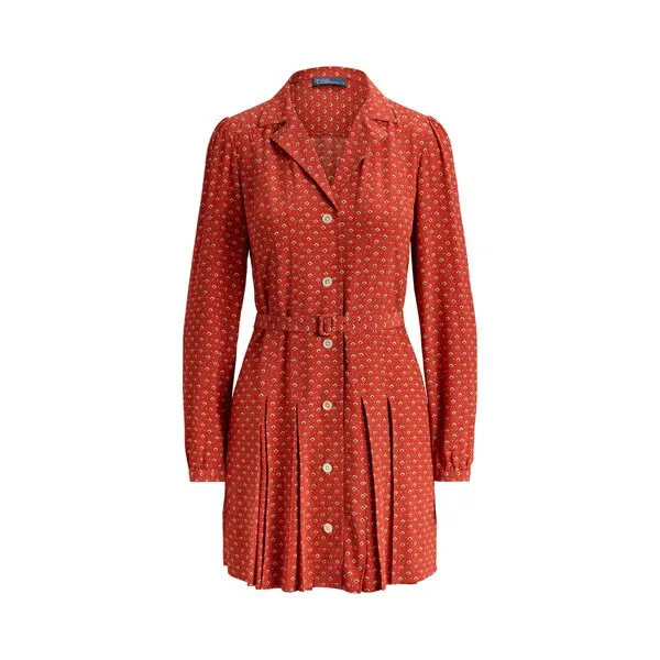 Ralph Lauren Silk Mini Shirtdress
