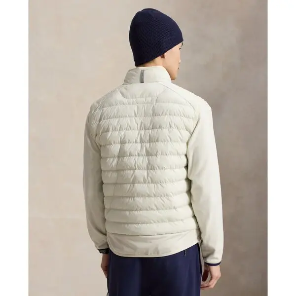Ralph Lauren Quilted Full-zip Vest - Stone Pebble