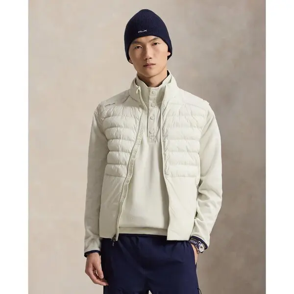 Ralph Lauren Quilted Full-zip Vest - Stone Pebble