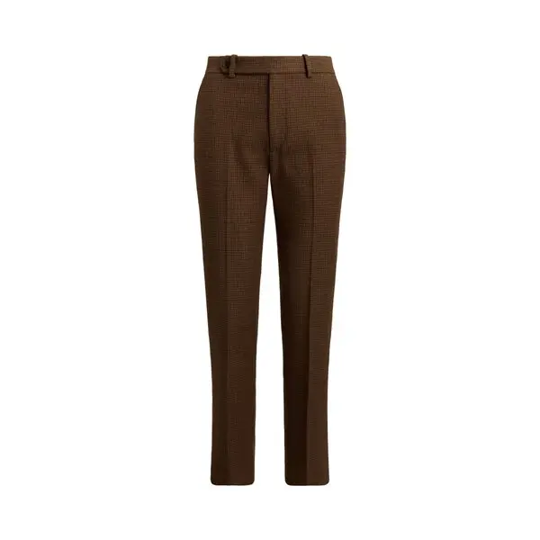 Ralph Lauren Houndstooth Tweed Slim Pant
