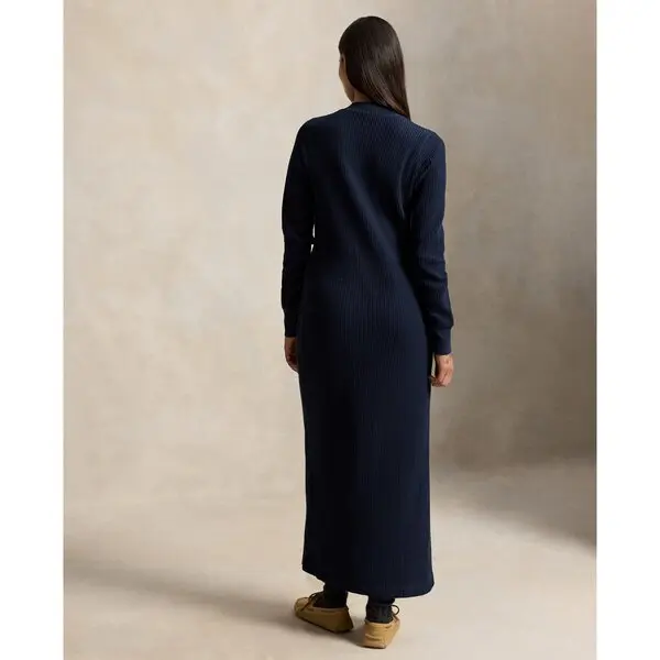 Ralph Lauren Waffle-knit Cotton Dress
