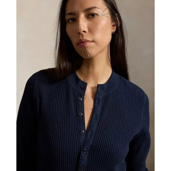 Ralph Lauren Waffle-knit Cotton Dress