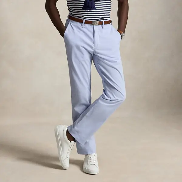 Ralph Lauren Norwich Straight Fit Performance Pant - Pebble Blue