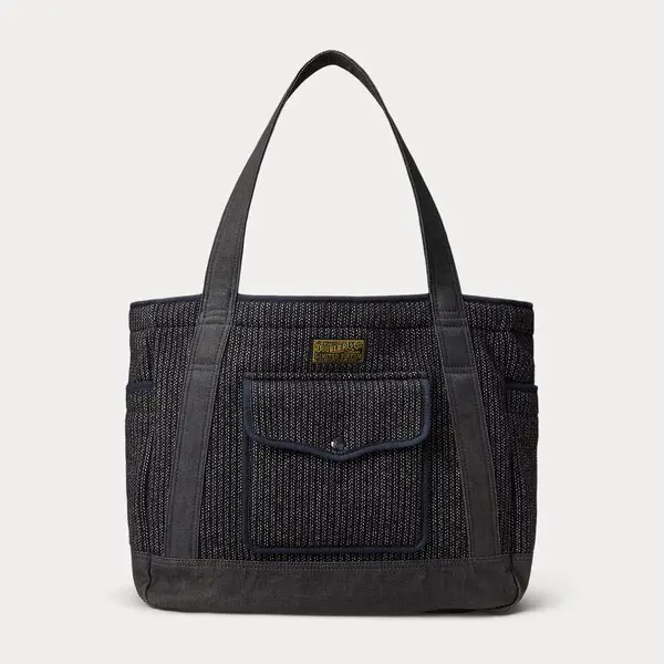 Ralph Lauren Wool-cotton Tote - Indigo