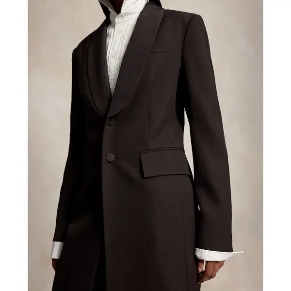 Ralph Lauren Silk-lapel Wool Tuxedo Coat