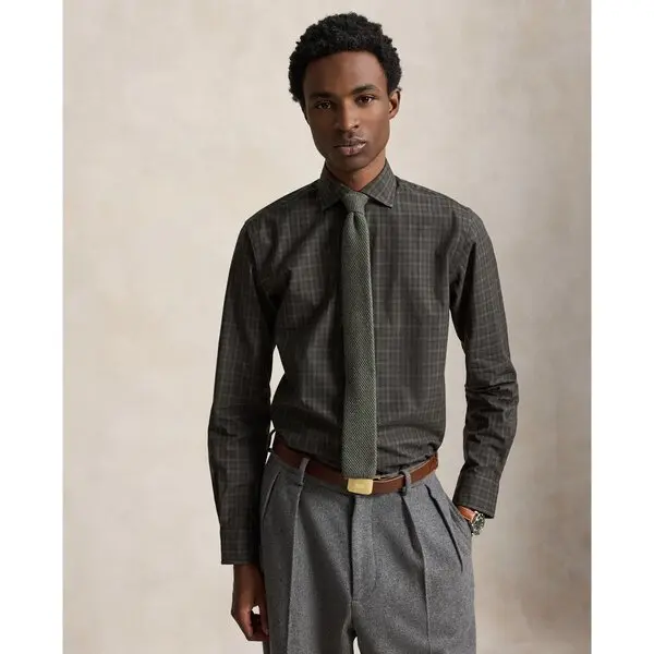 Ralph Lauren Classic Fit Plaid Poplin Shirt