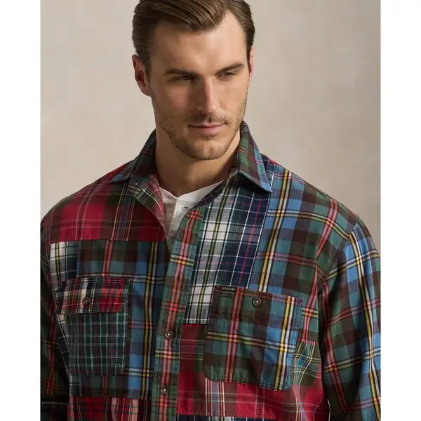 Ralph Lauren Patchwork Plaid Oxford Workshirt