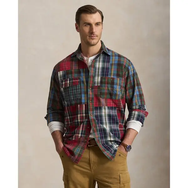 Ralph Lauren Patchwork Plaid Oxford Workshirt