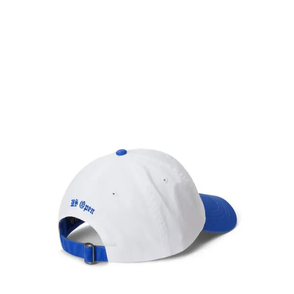 Ralph Lauren Us Open Tennis Chino Ball Cap - Ceramic White/iris Blue