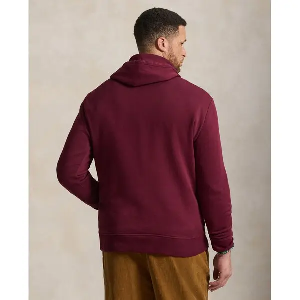 Ralph Lauren Logo Fleece Hoodie - Classic Wine