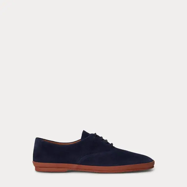 Ralph Lauren Suede Low-top Sneaker - Navy